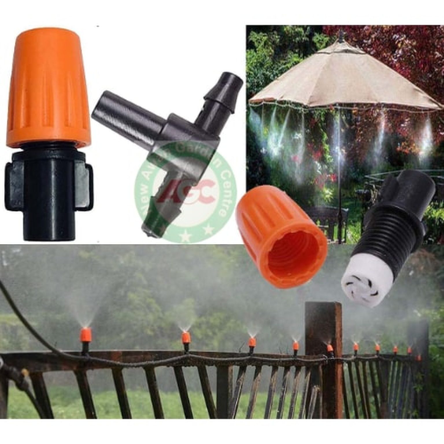 Misting Nozzles With Pipe And Connector Plug N Play | Awangarden
